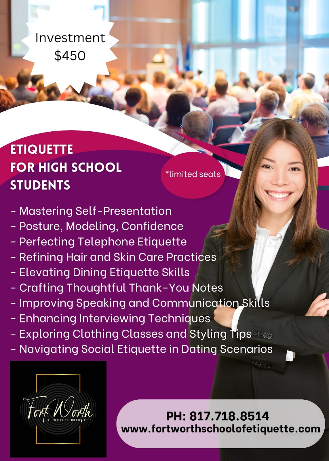 High School Etiquette for Success & Growth | Monique Hawkins